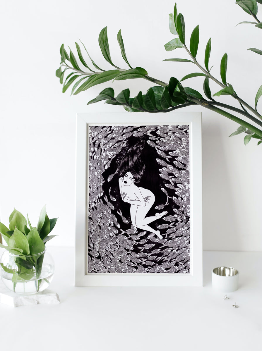 Art Print Breathing – Sivan Karim Art